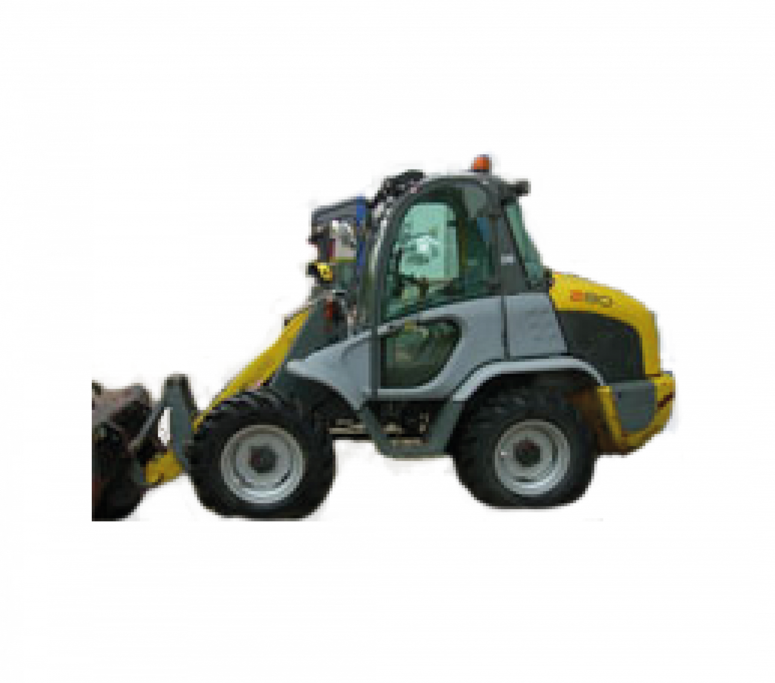 Chargeur sur roues Kramer à louer - Roues adaptées aux sols durs et secs